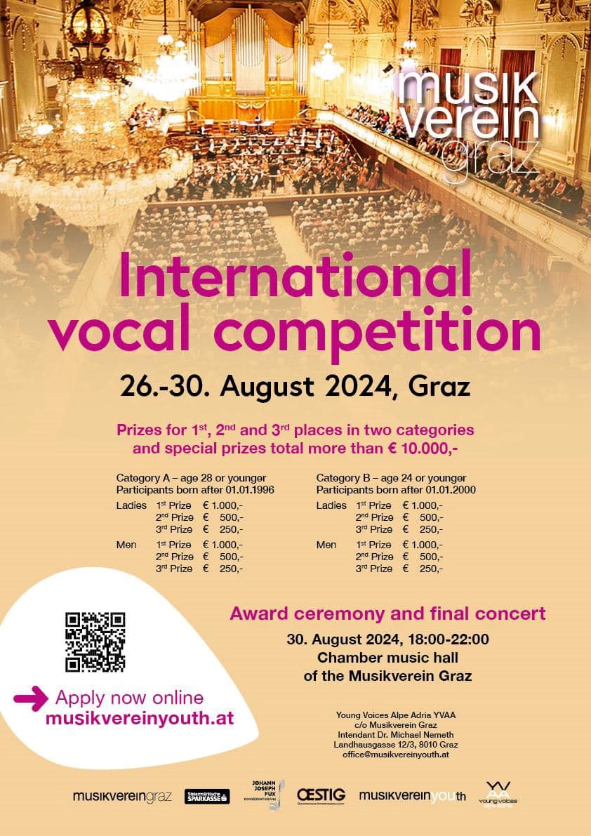 International Competitions - Voice - The Countess of Munster Musical Trust